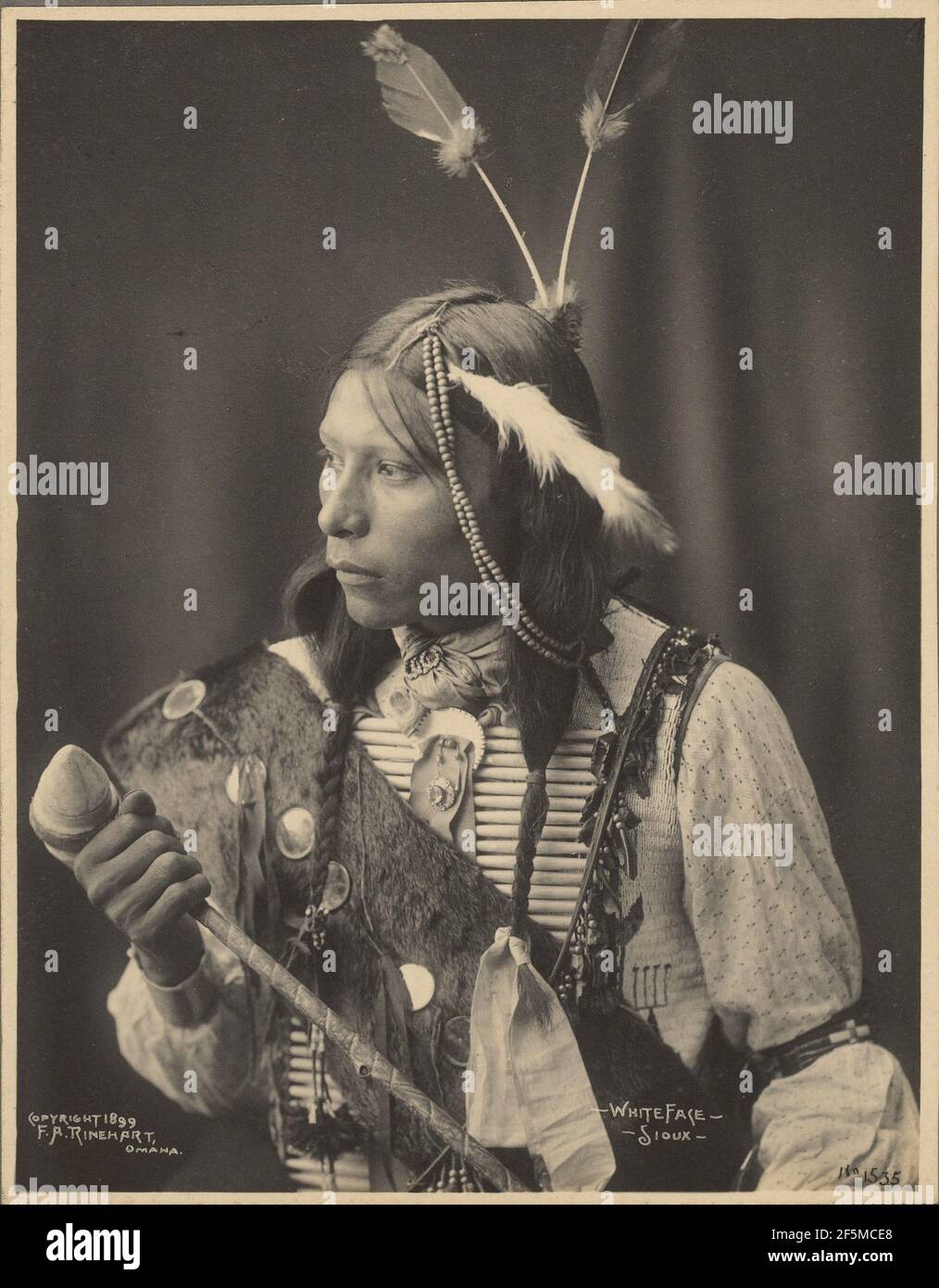 White Face, Sioux Stock Photo - Alamy