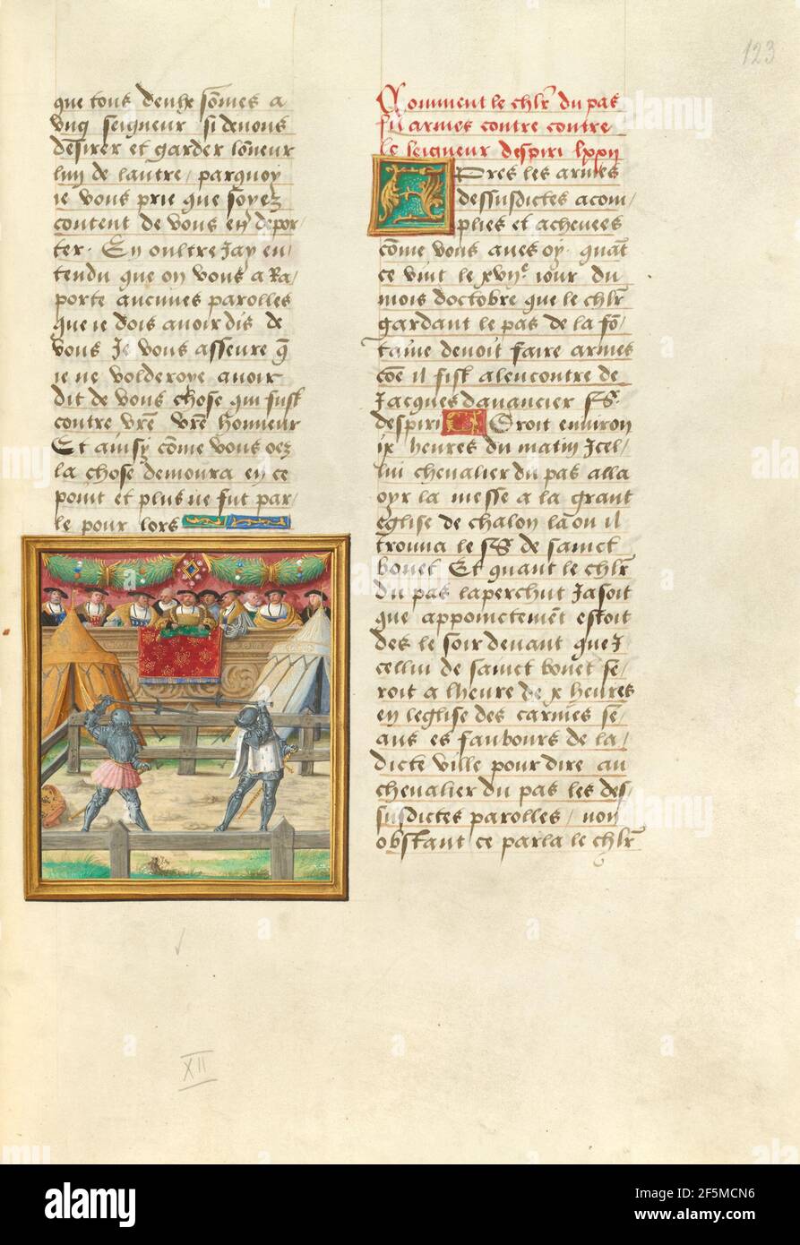 Jacques de lalaing fighting hi-res stock photography and images - Alamy