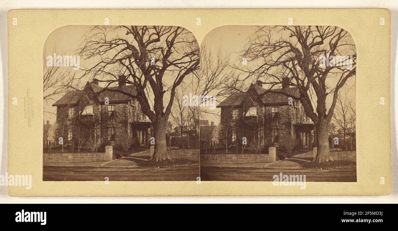 The Birthplace of Gen. Joseph Warren. Roxbury, Mass.. Deloss Barnum ...