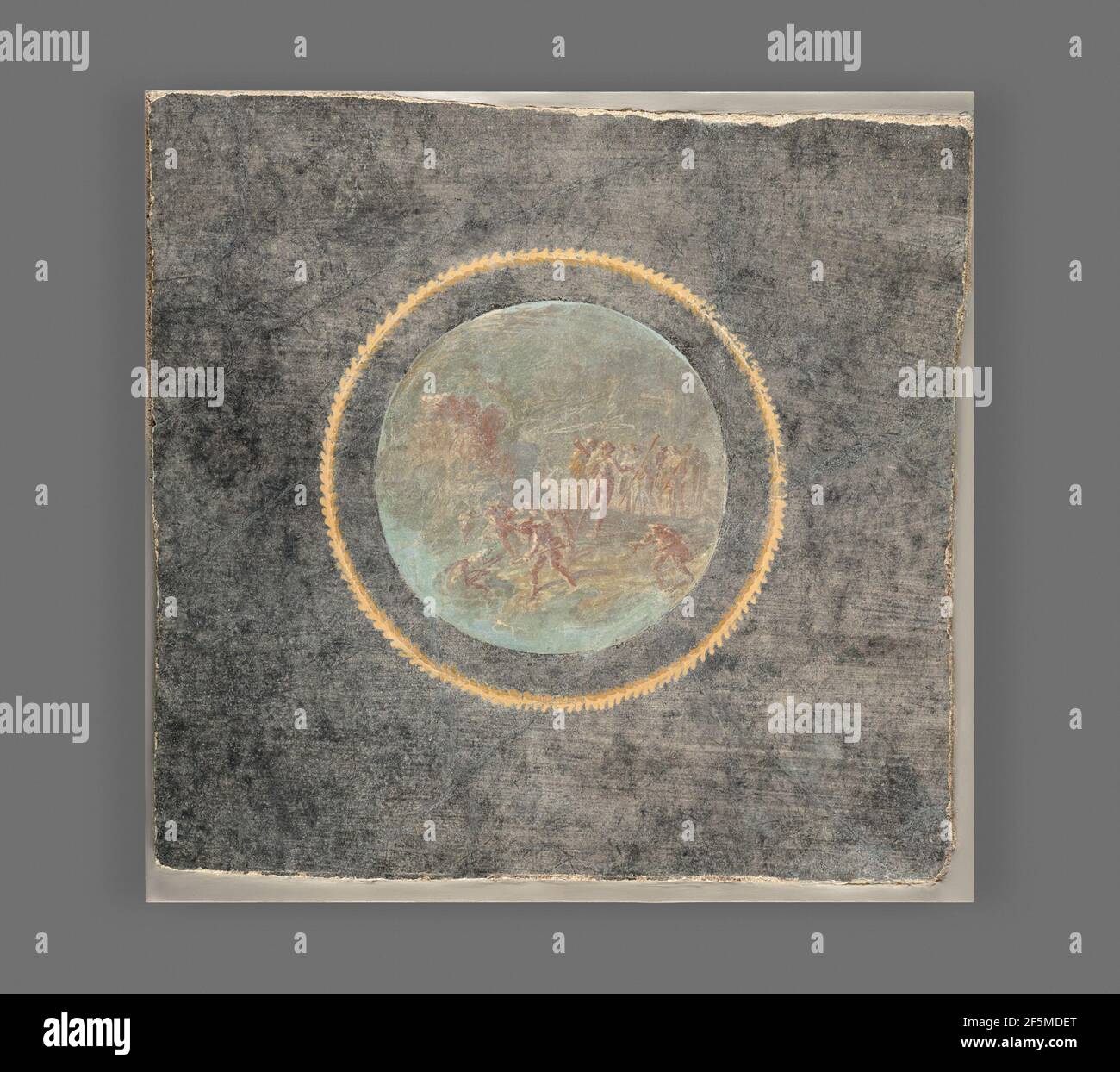 Fresco Fragment with Herakles and Hesione. Unknown Stock Photo - Alamy