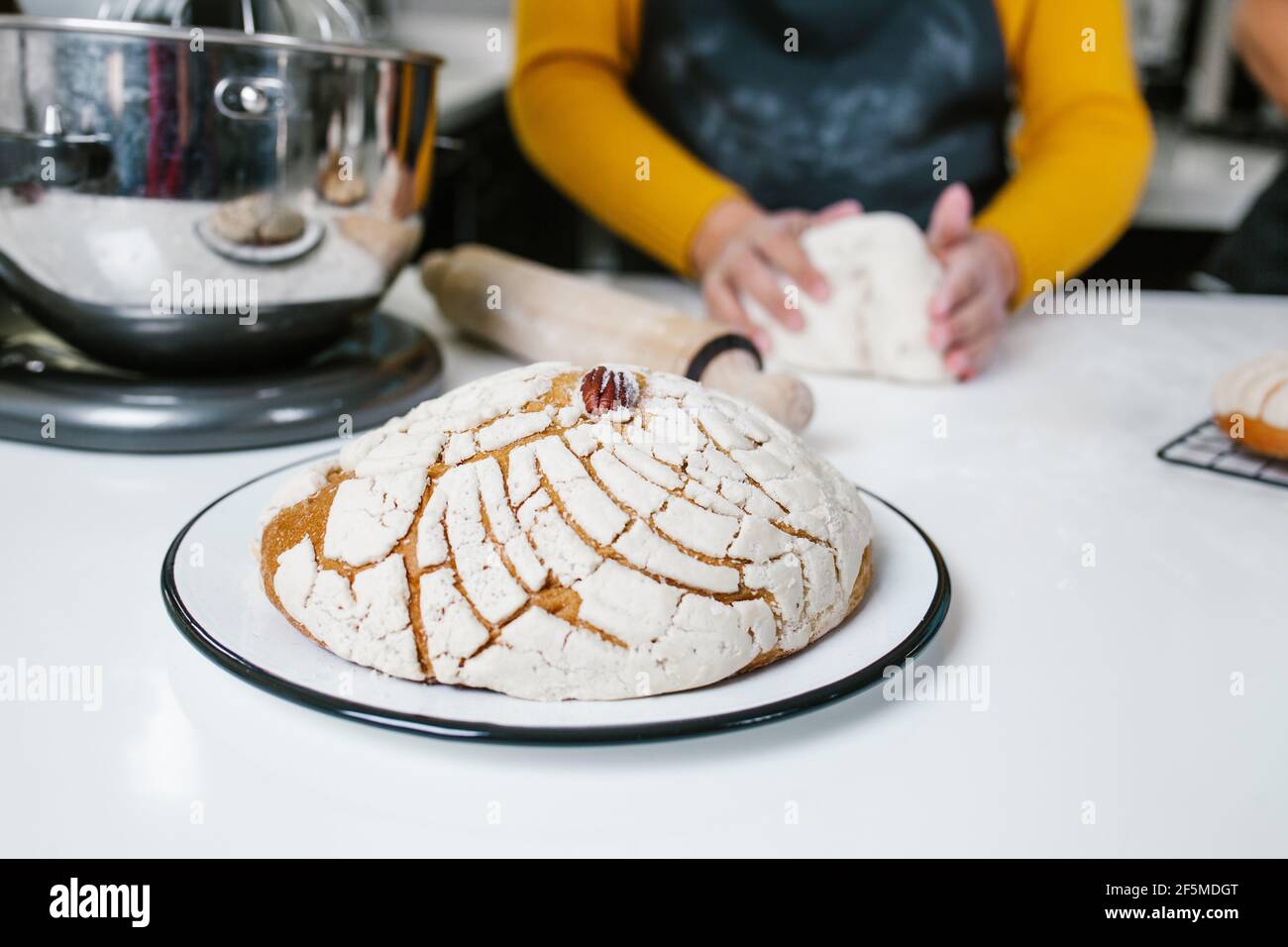 Conchas bread recipe hi-res stock photography and images - Alamy