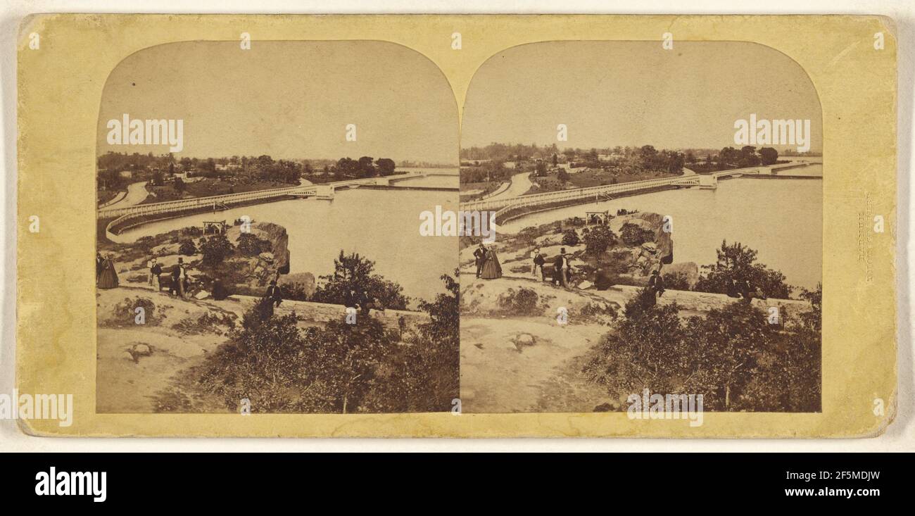 Croton Reservoir, Central Park, New York City. Deloss Barnum (American ...