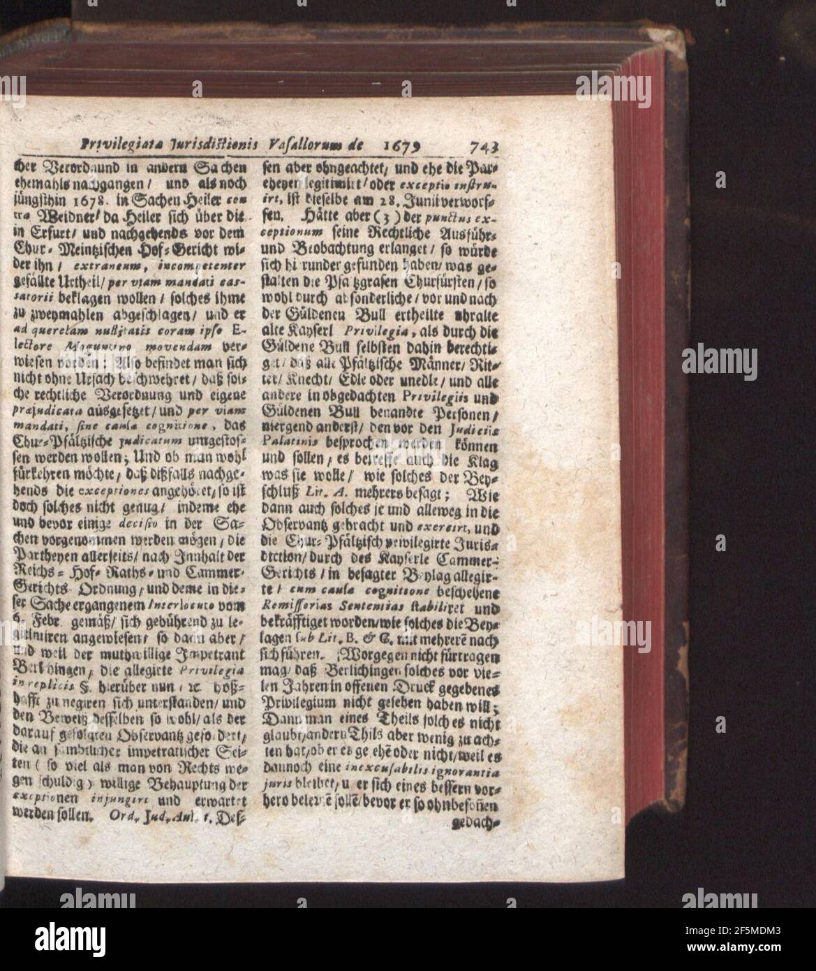 Reichs-Ritter-Archiv II 0743 Stock Photo - Alamy