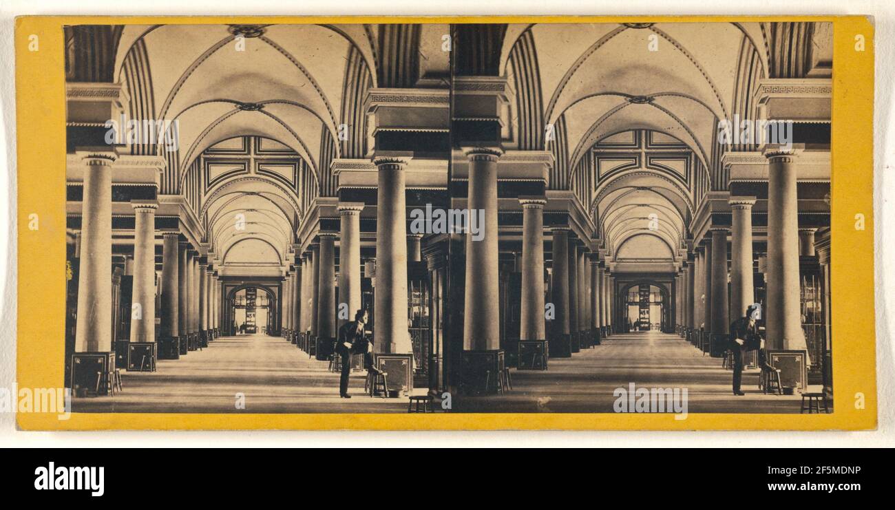 Interior of Patent Office.. George D. Wakely (American, born England ...