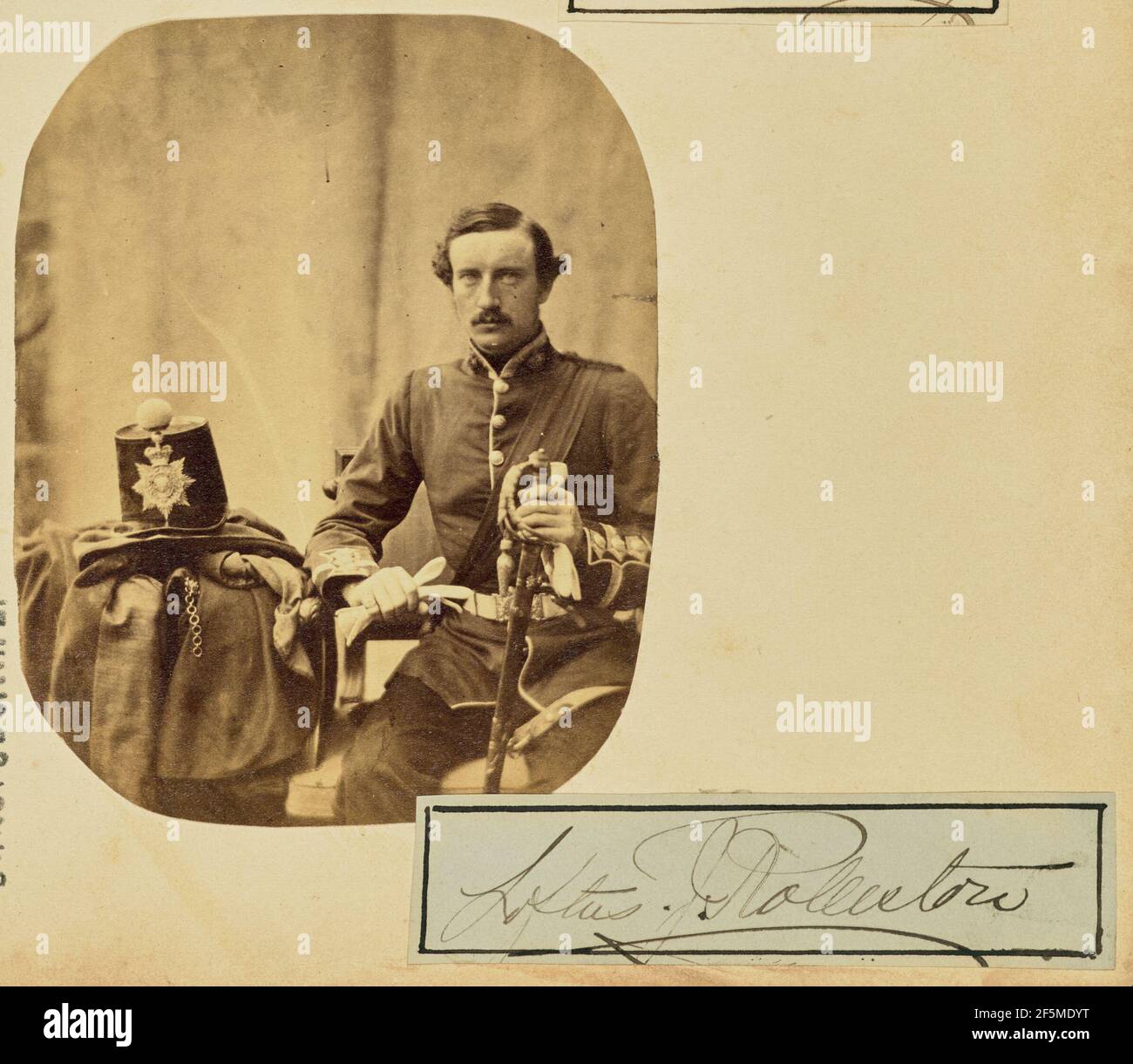 Portrait of Loftus John Rolleston. Unknown maker Stock Photo - Alamy