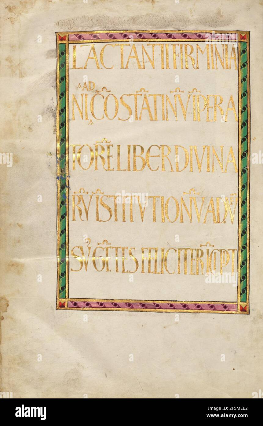 Decorated Text Page. Unknown Stock Photo - Alamy