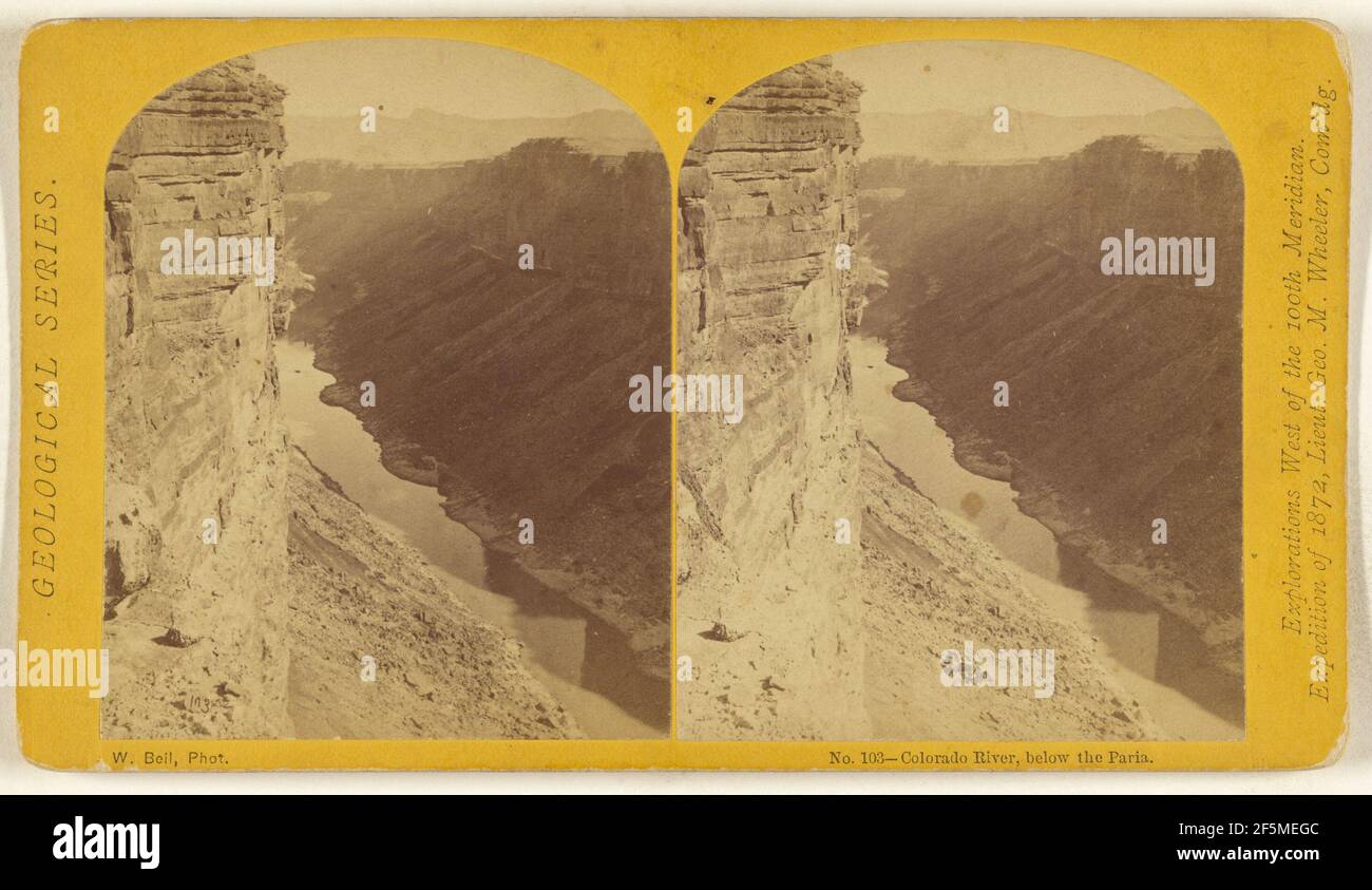 Colorado River, below the Paria.. William H. Bell (American, 1830 ...