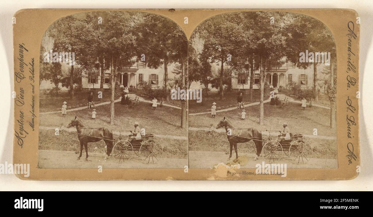 Home, Sweet Home.. Keystone View Co. (American, founded 1892, dissolved ...