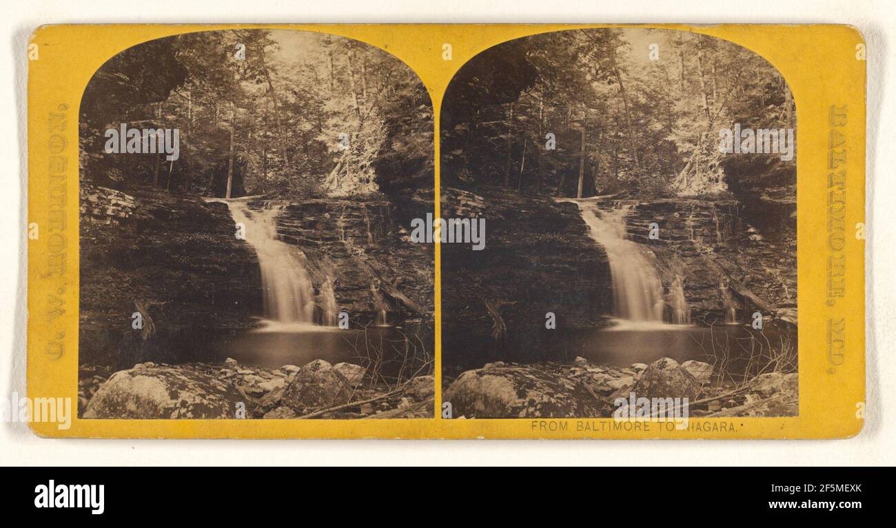 Red Run Cascades, Ralston Mountain Pass.. G.W. Robinson (American ...