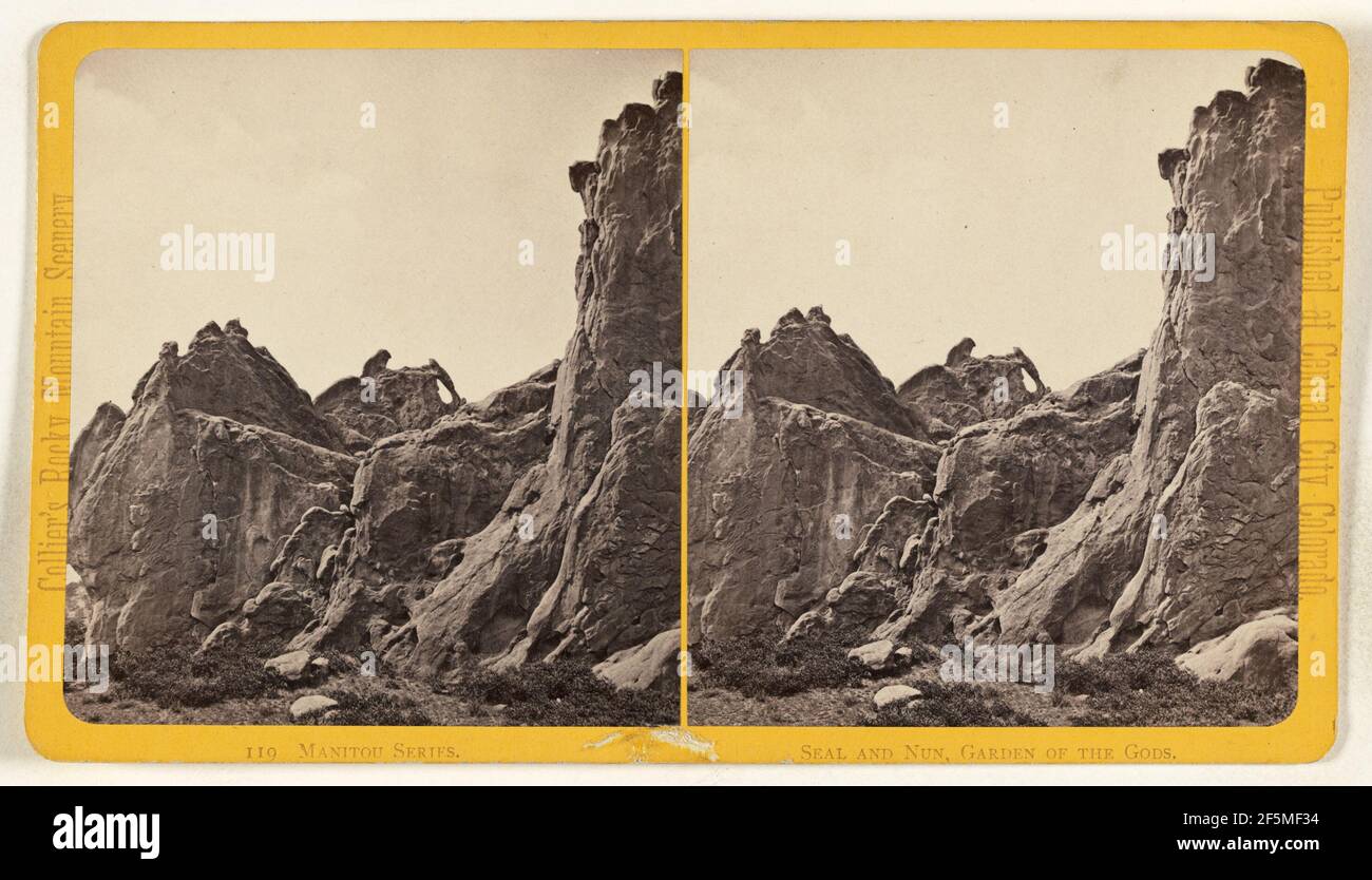 Seal and Nun, Garden of the Gods. Manitou, Colorado. Joseph Collier ...