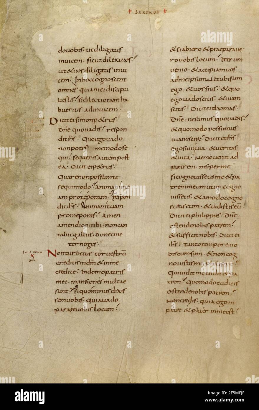 Manuscript page fragment hi-res stock photography and images - Alamy