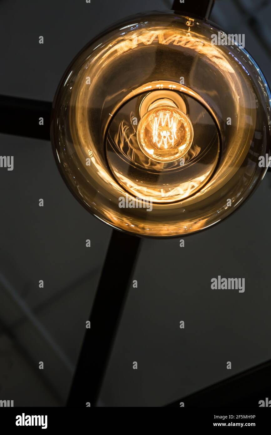 Classic antique edison tungsten filament hi-res stock photography and ...