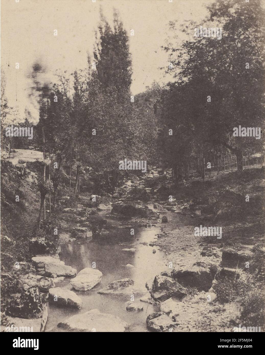 Country Scene with Stream Stock Photo - Alamy