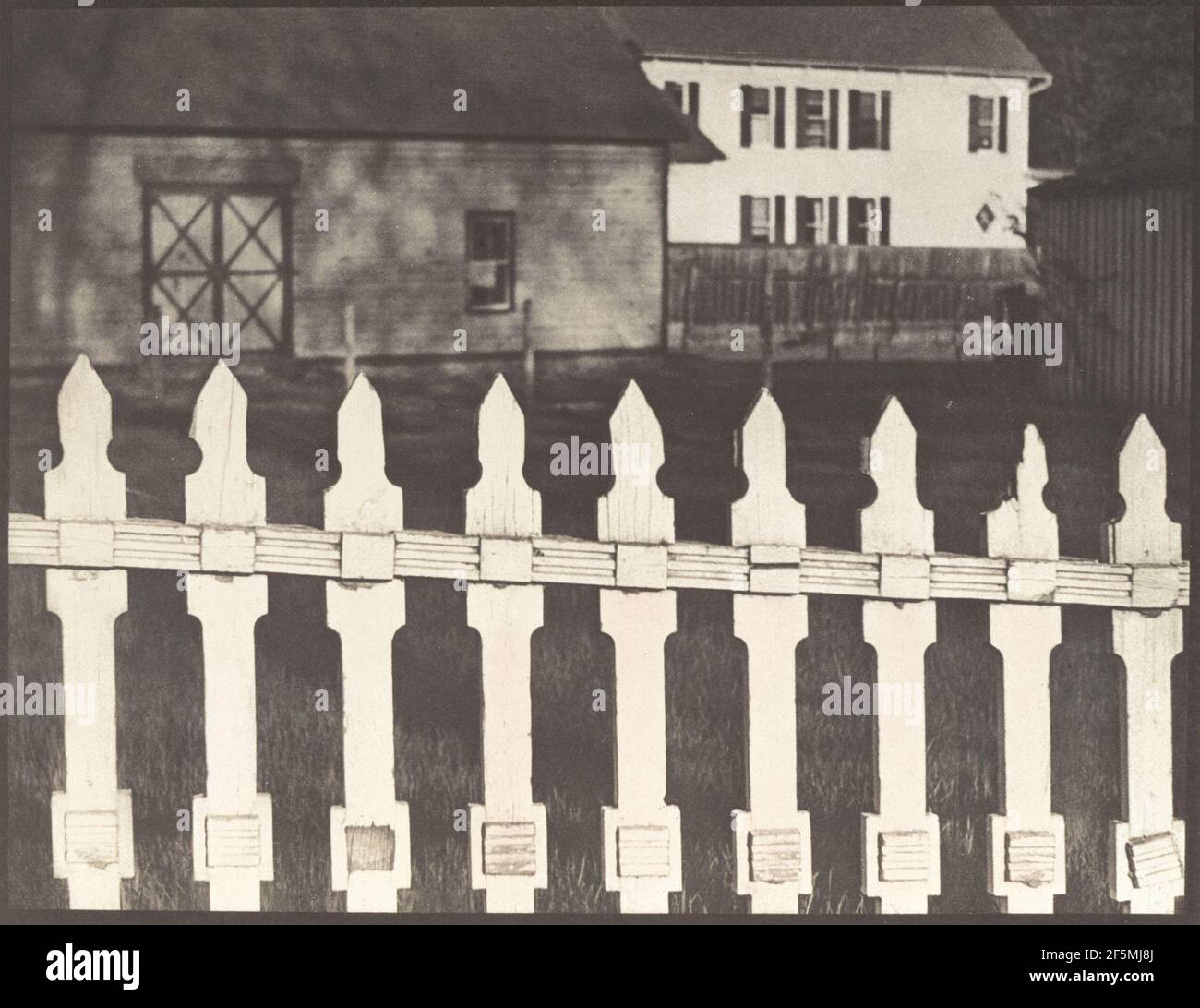Photograph - New York The White Fence. Paul Strand (American, 1890 ...
