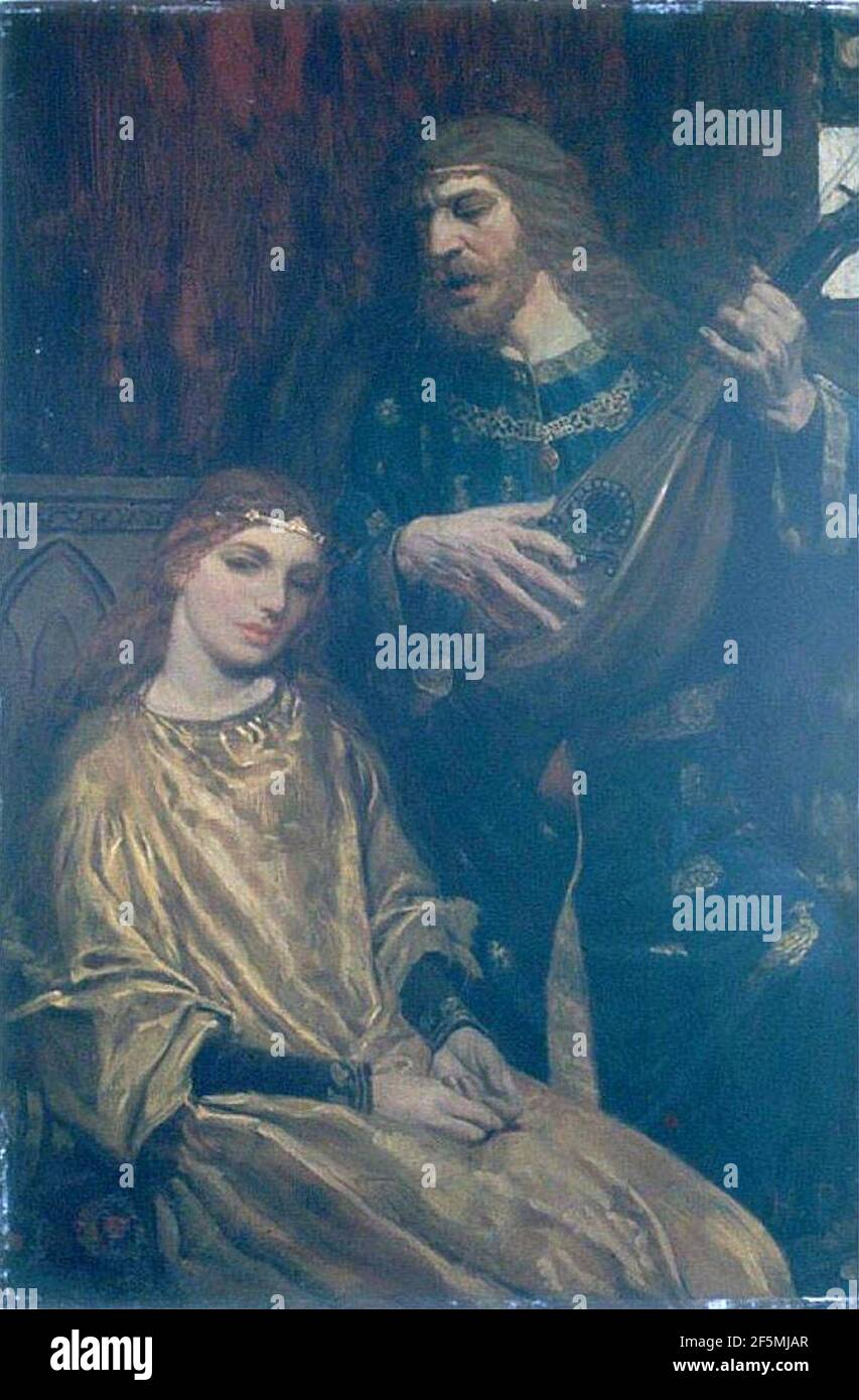 Then Sang Sire Edward by Howard Pyle, for 'The Rat-Trap' Stock Photo ...