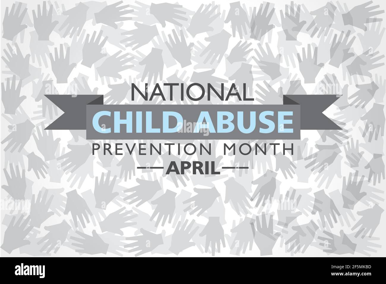 Vector illustration of National Child Abuse Prevention Month observed ...