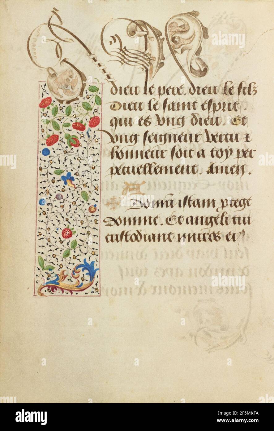 Decorated Text Page. Unknown Stock Photo - Alamy