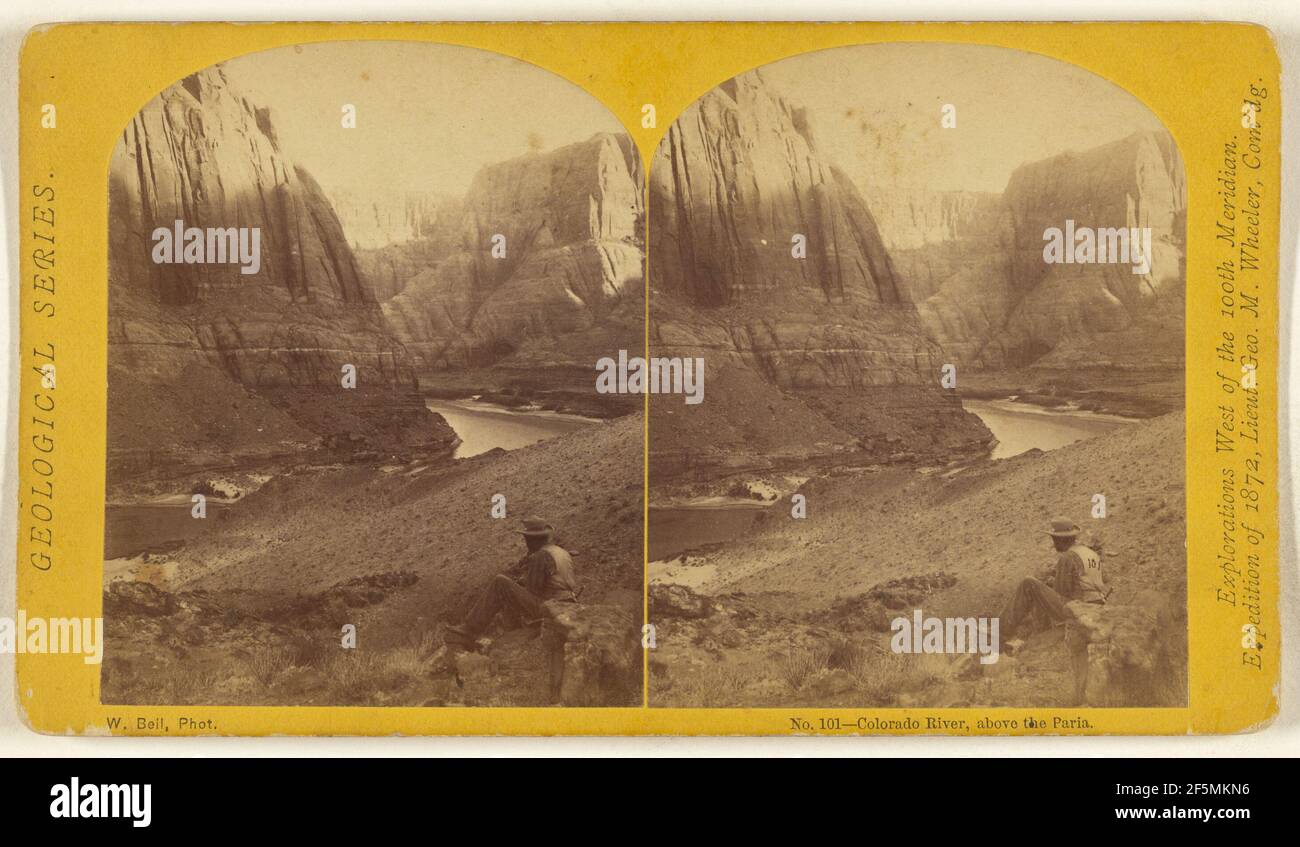 Colorado River, above the Paria.. William H. Bell (American, 1830 ...