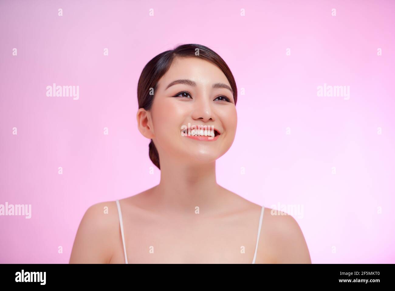 young beautiful woman. perfect skin Stock Photo - Alamy
