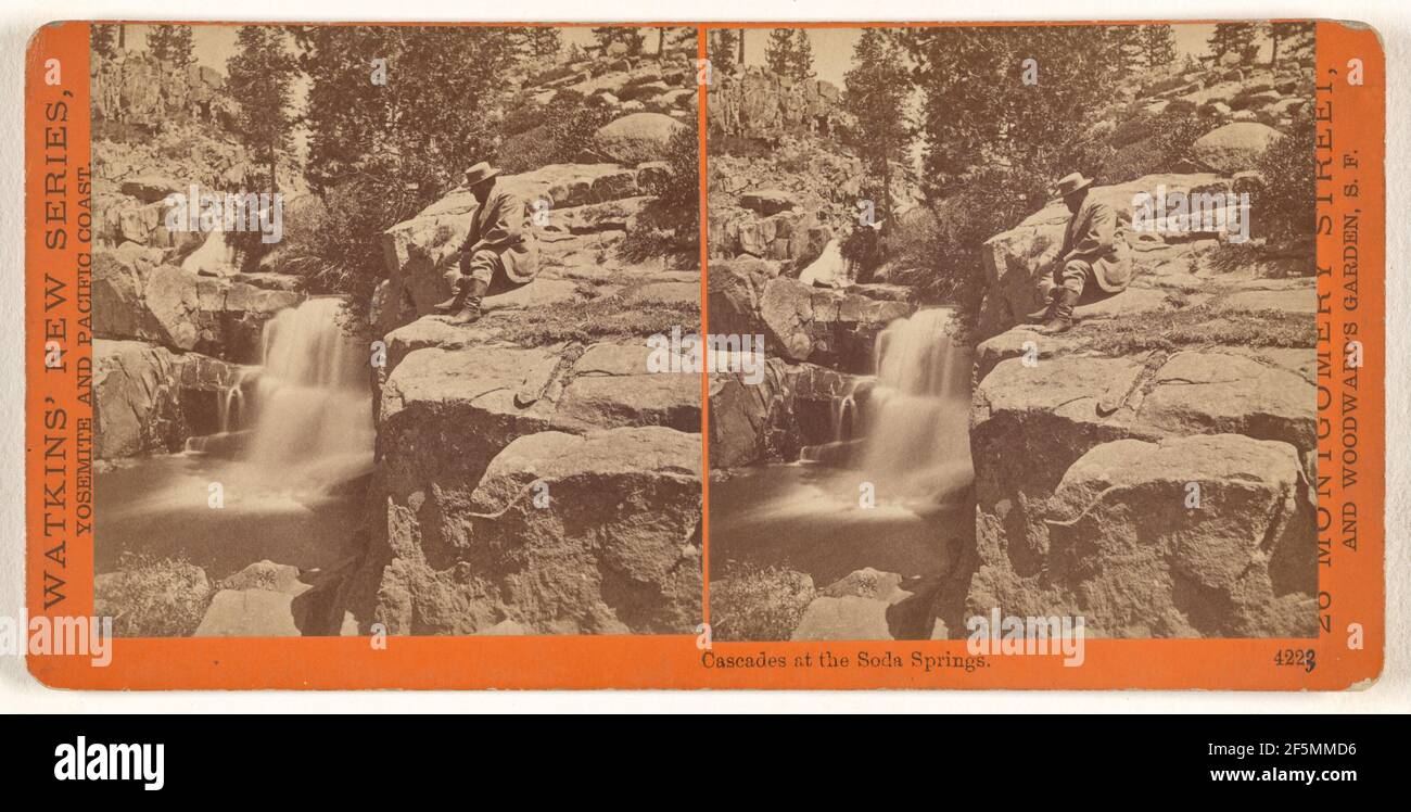 Cascades at Soda Springs.. Carleton Watkins (American, 1829 - 1916 ...