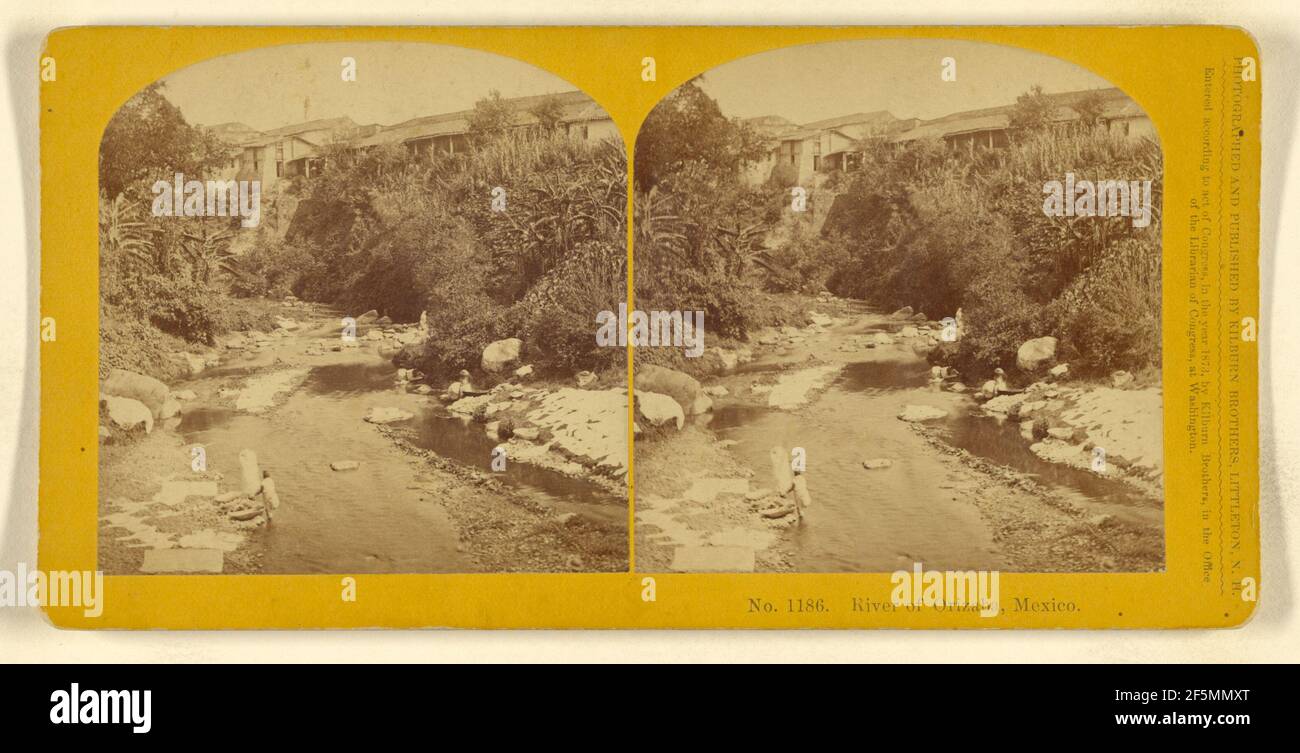 River of Orizaba, Mexico.. Benjamin West Kilburn (American, 1827 - 1909 ...