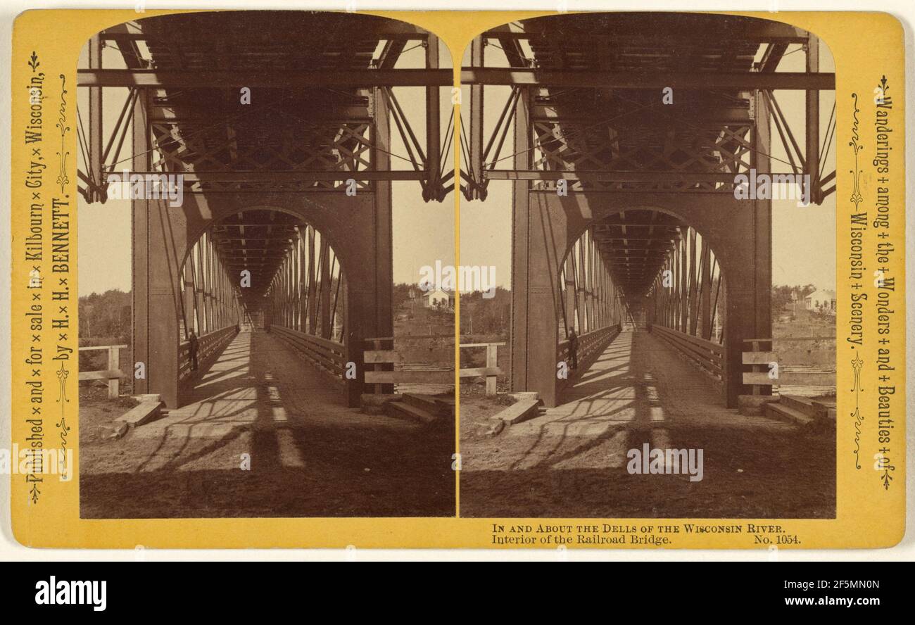 Interior of the Railroad Bridge. Wisconsin River. Henry Hamilton ...