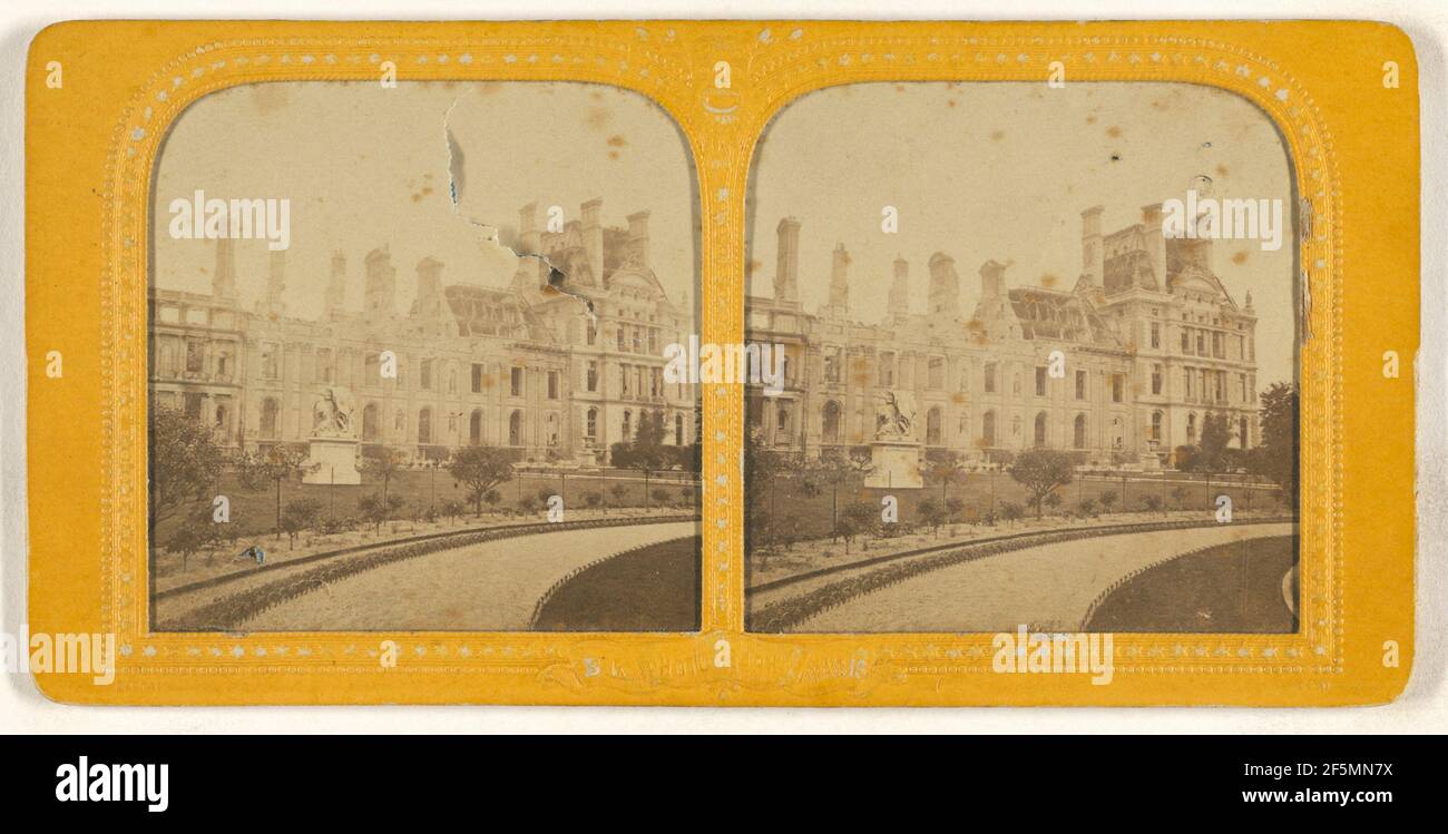 Les Tuileries, Paris. Adolphe Block (French, 1829 - about 1900 Stock ...