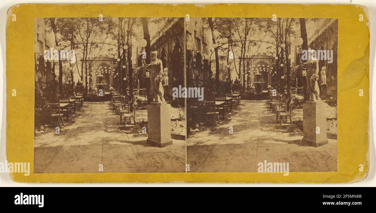 Interior of Niblo's Garden on the Morning after the Japanese Ball ...