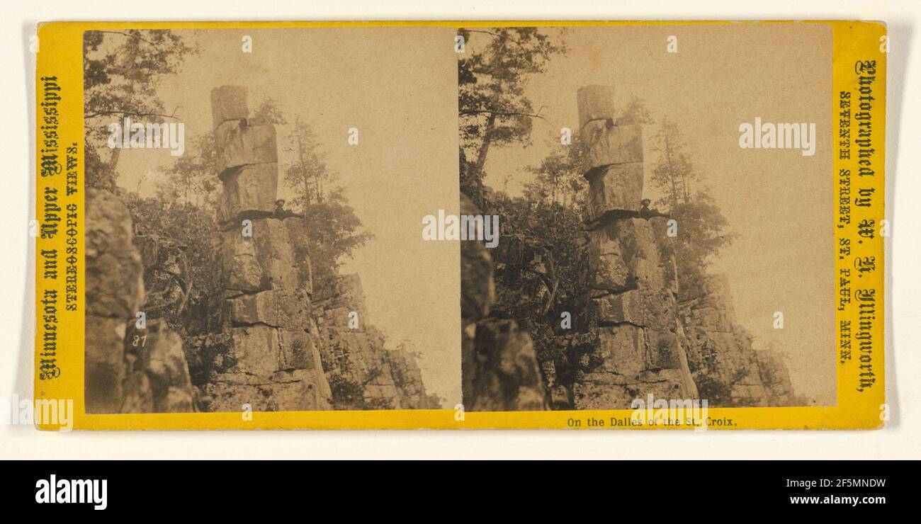 On the Dalles of the St. Croix.. William H. Illingworth (American, 1842 ...