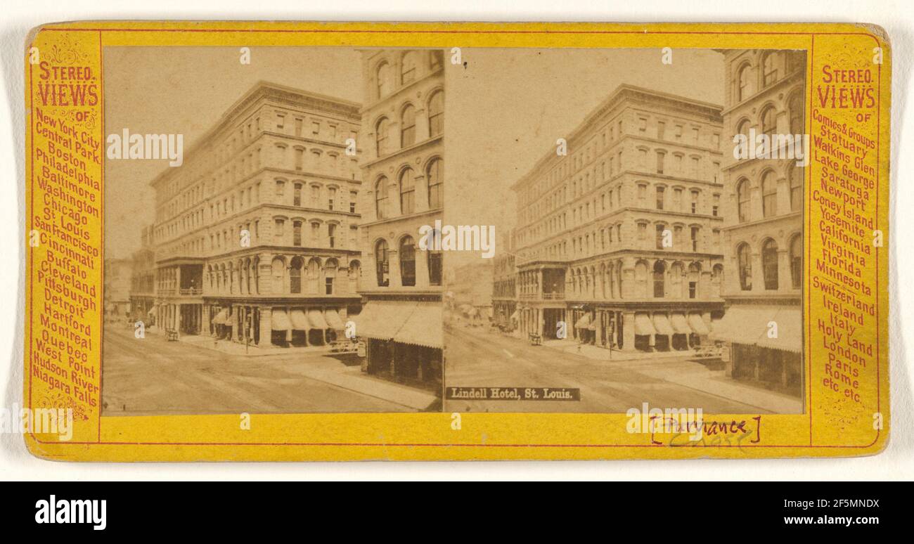 Lindell Hotel, St. Louis Stock Photo - Alamy