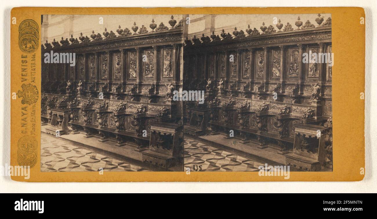 Venezia. Coronella Chiesa di S. Giorgio. Carlo Naya (Italian, 1816 ...