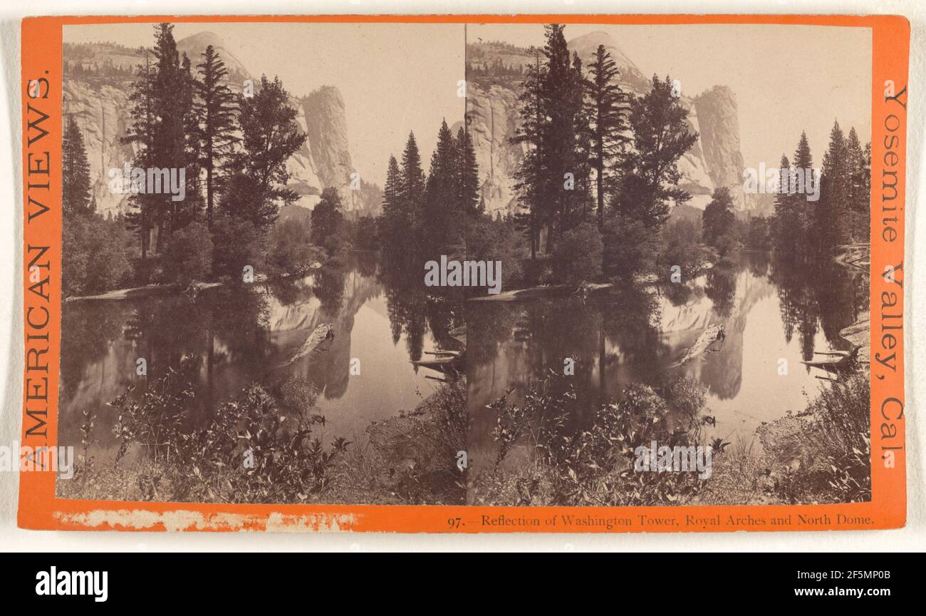 Reflection of Washington Tower, Royal Arches and North Dome ...