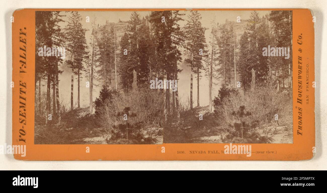 Nevada Fall, 700 Feet High - (near view.). Thomas Houseworth & Company ...