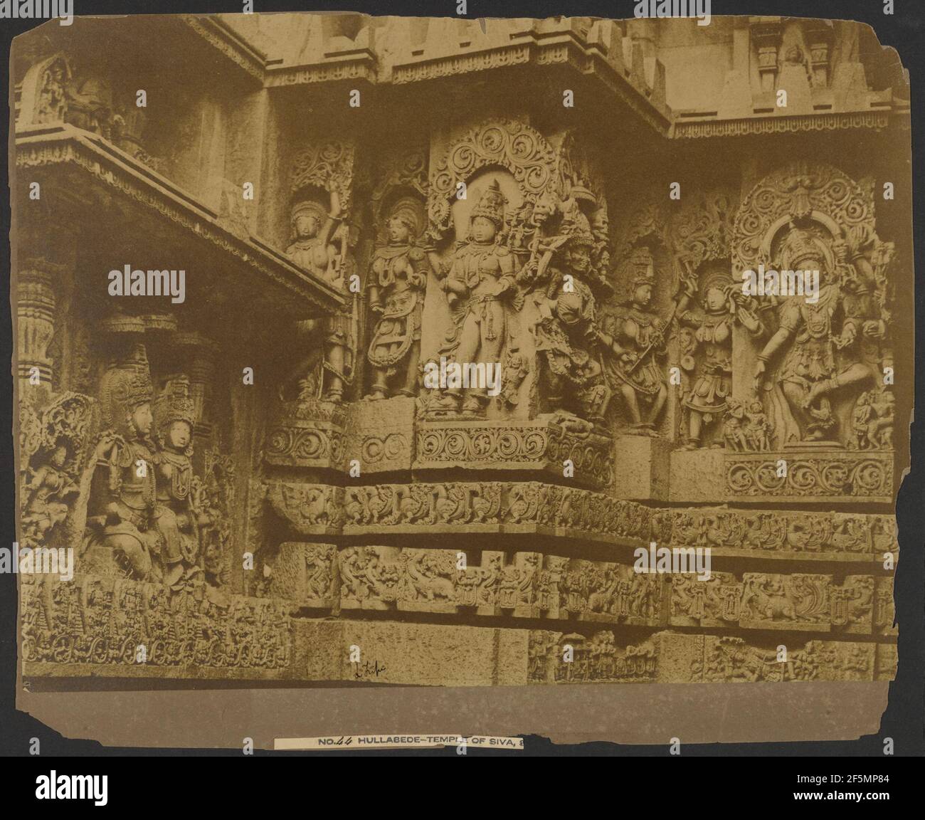 Hullabede - Temple of Siva, Sculptures. Capt. Linnaeus Tripe (English ...