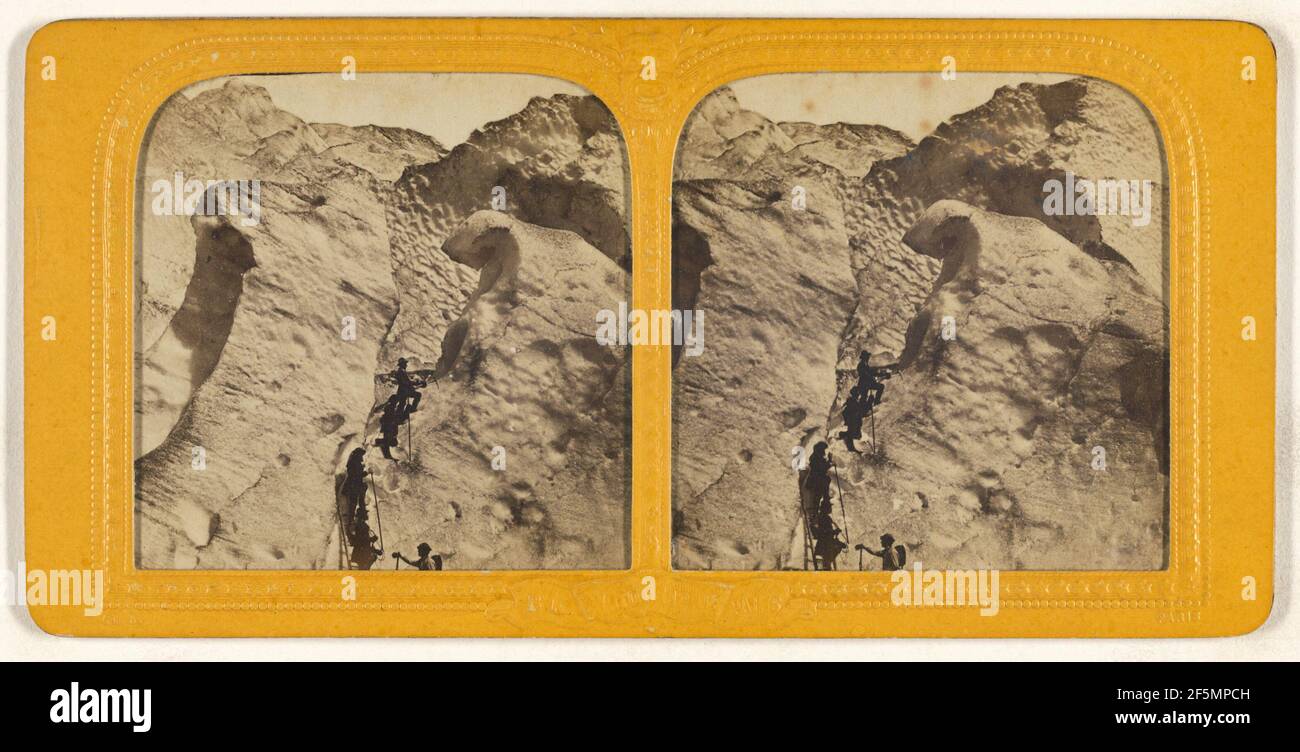 Ascension au Mont Blanc, Chamonix. Adolphe Block (French, 1829 - about ...