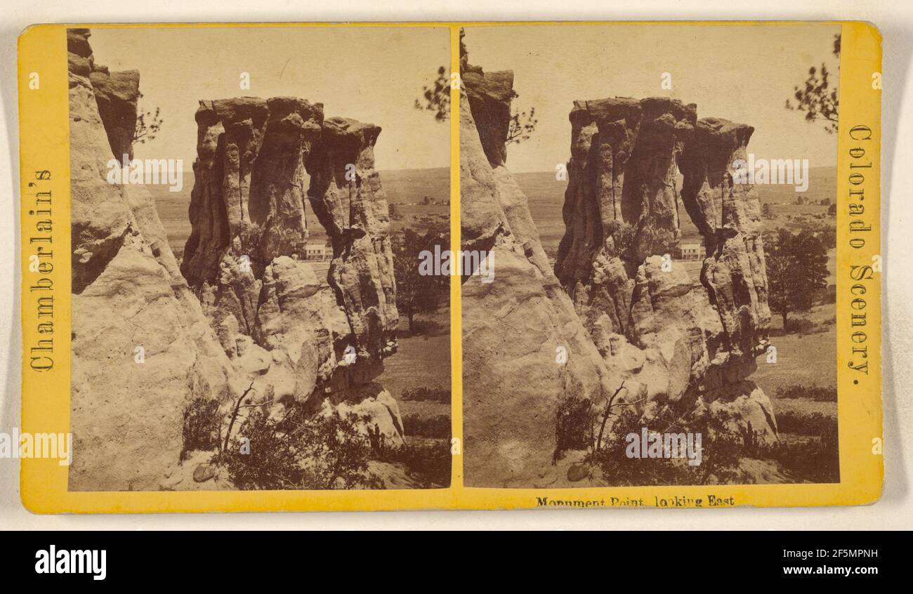 Monument Point looking East Monument Park, Colorado. W. G. Chamberlain ...