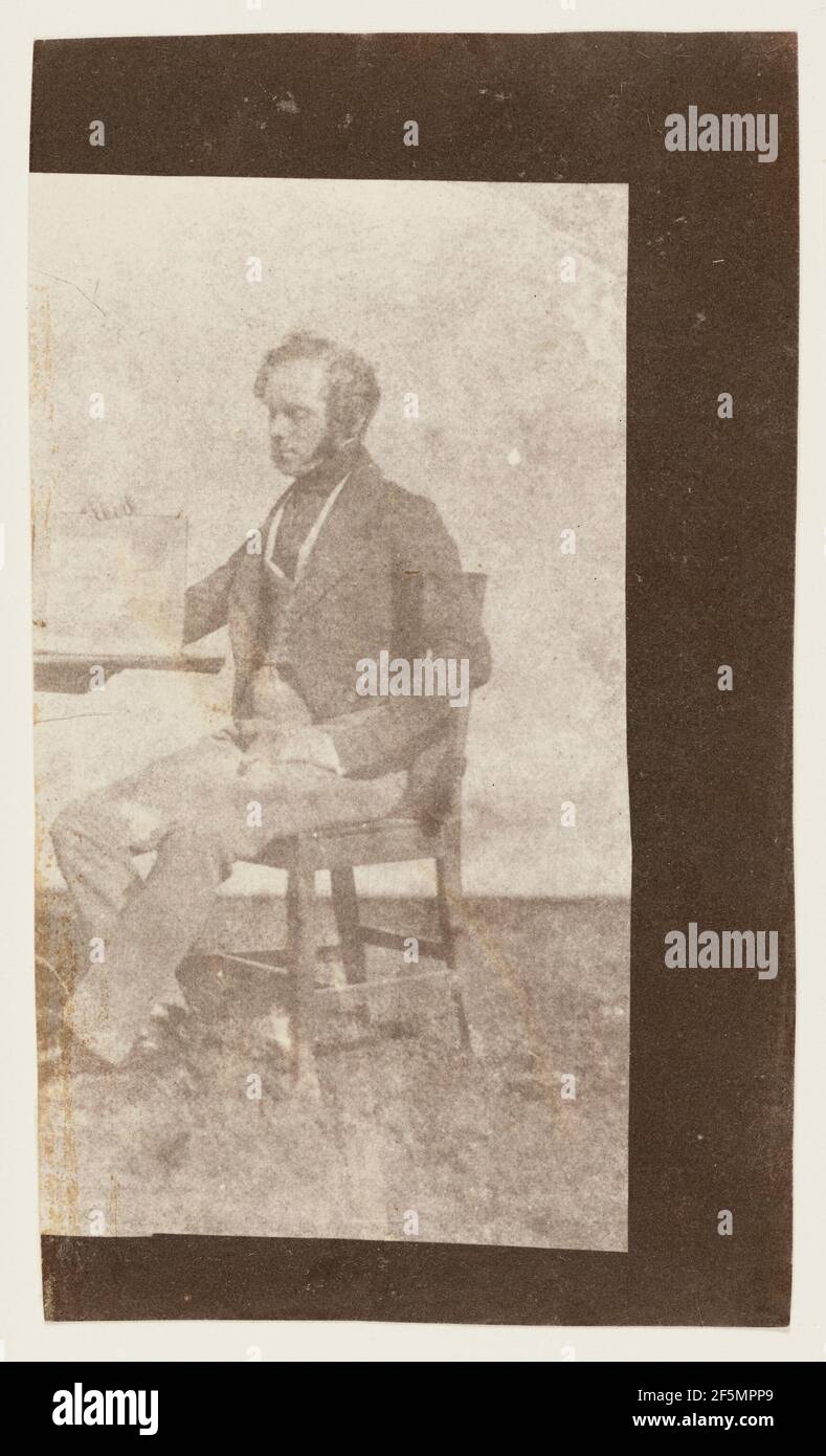 Nicolaas Henneman, Holding up a Print in an Album. William Henry Fox ...