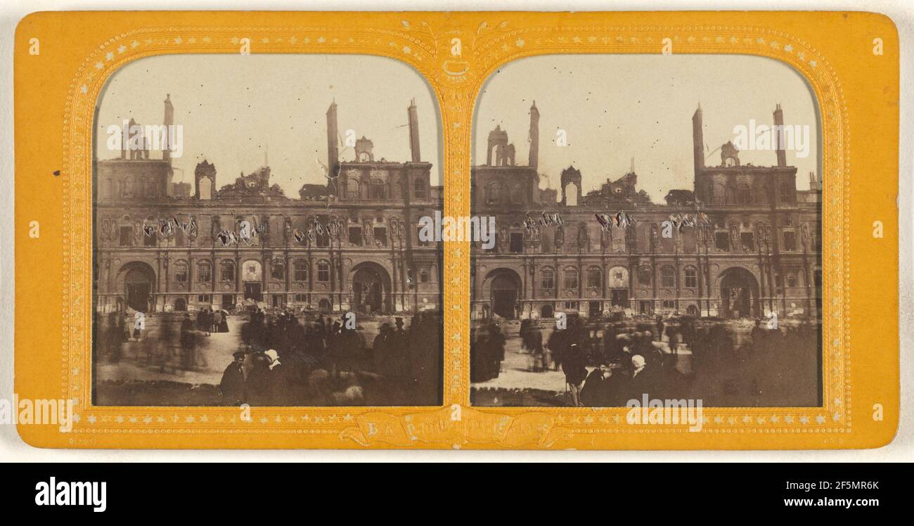 Hotel de Ville, Paris. Adolphe Block (French, 1829 - about 1900 Stock ...