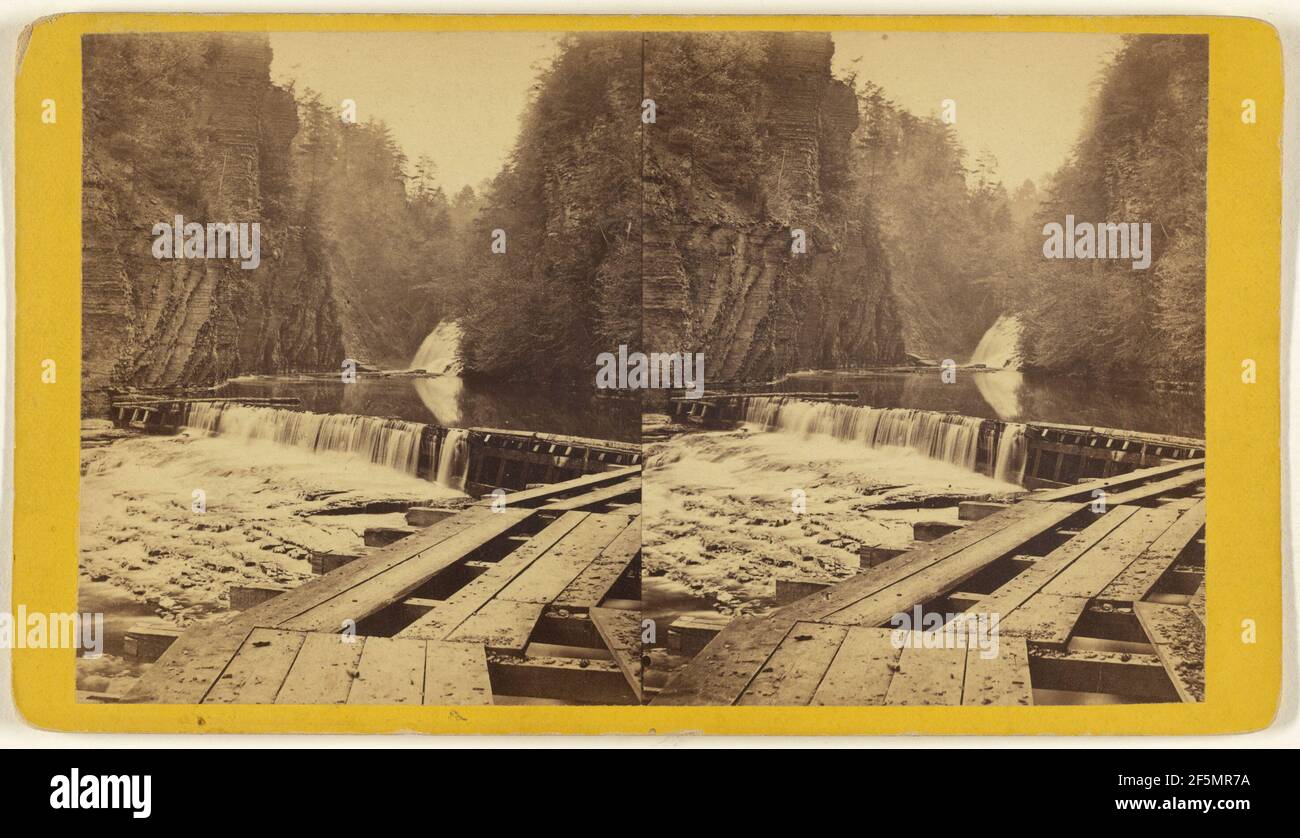 Dam and Second Fall, Fall Creek.. Edward and Henry T. Anthony & Co ...