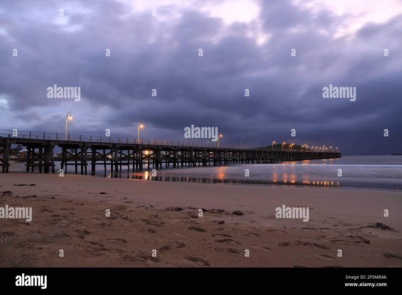 Coffs Harbour Jetty at sunrise, NSW, Australia Stock Photo - Alamy