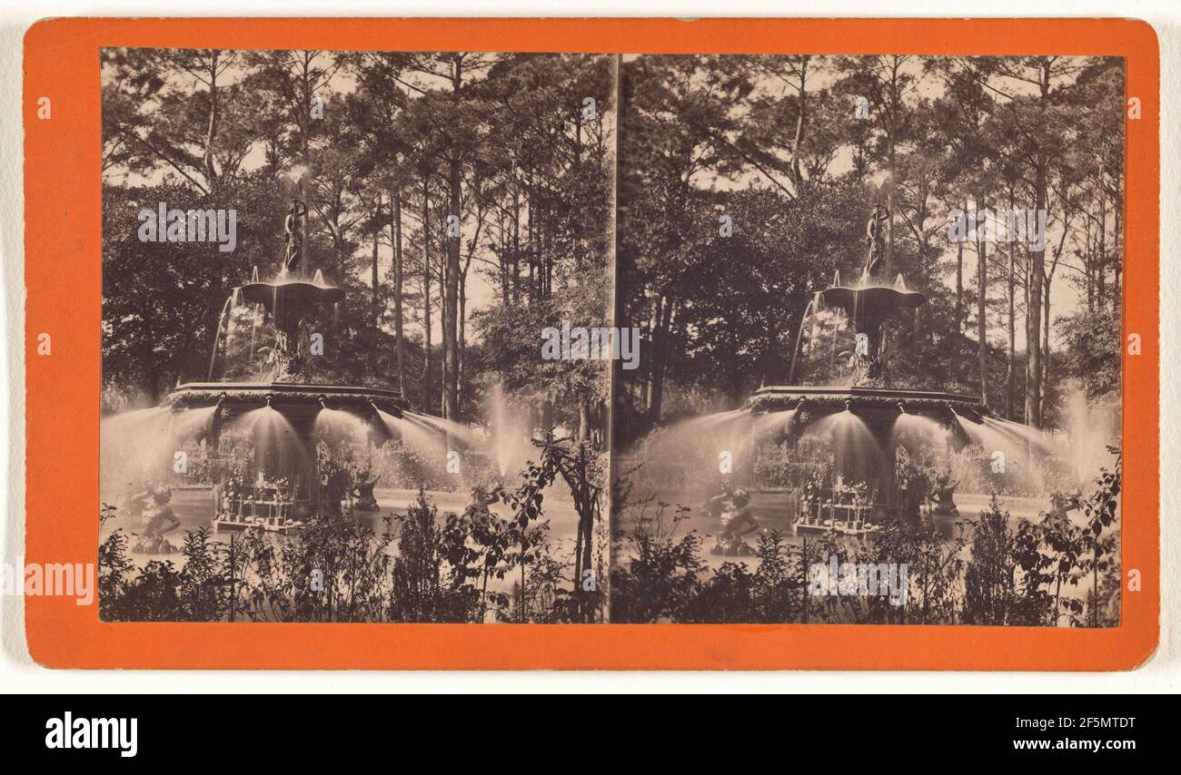 Fountain in Park. Forsyth Park, Savannah, Georgia. Jerome Nelson Wilson ...