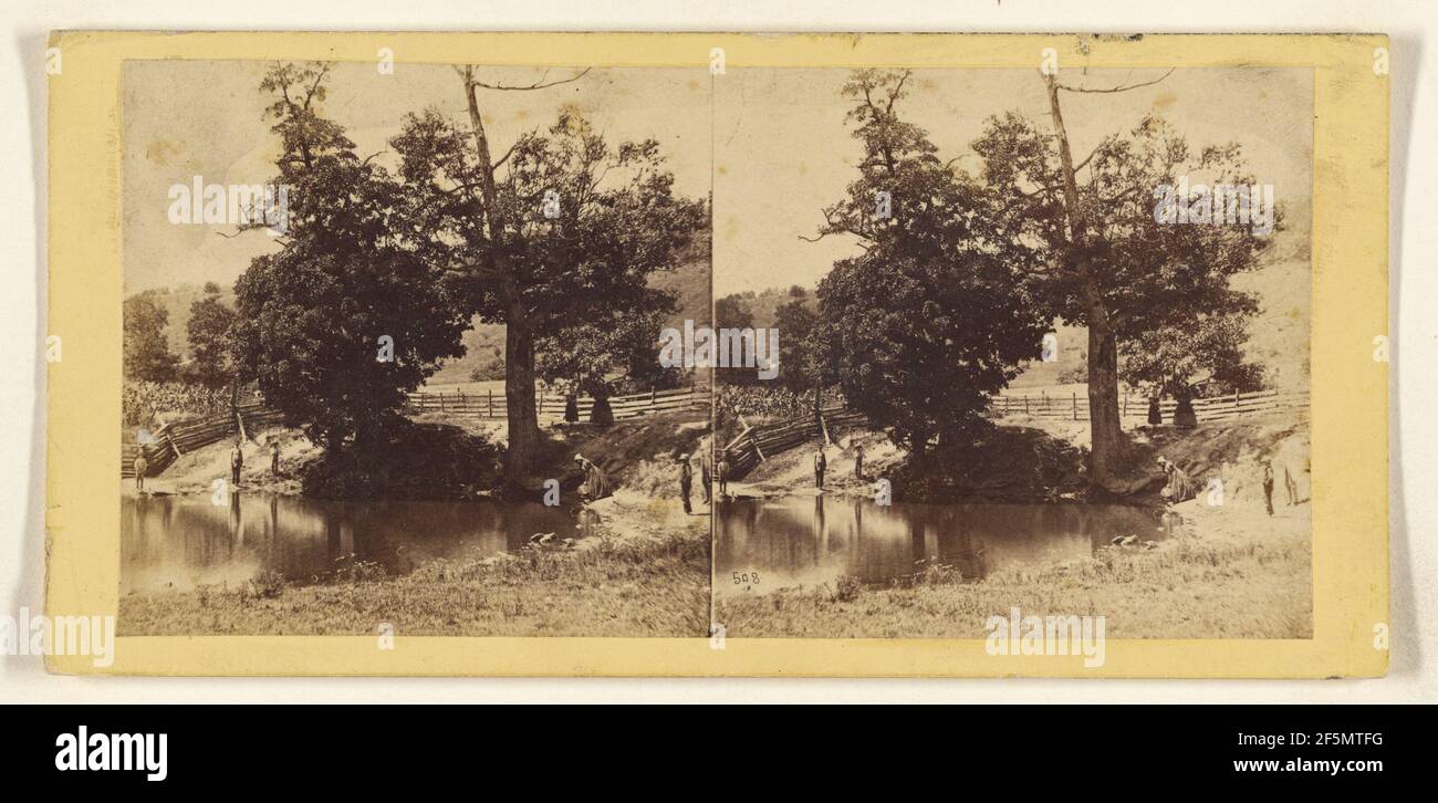 Logan's Spring, At Tyrone City, Pa. The Water from Sinking Run, after ...