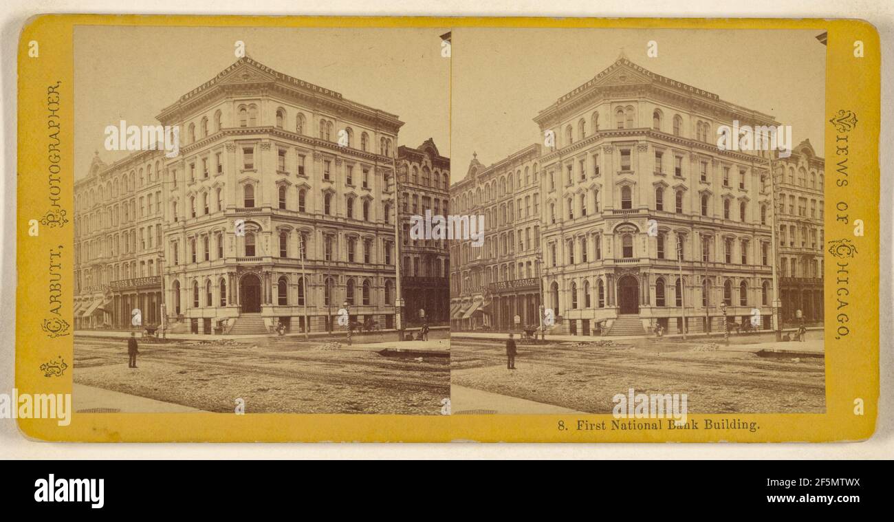 First National Bank Building. Chicago. John Carbutt (American, 1832 ...