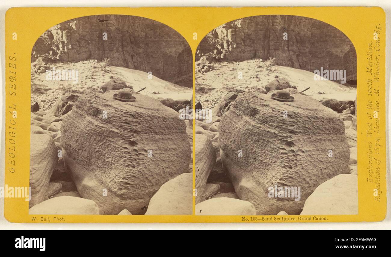 Sand Sculpture, Grand Canon.. William H. Bell (American, 1830 - 1910 ...