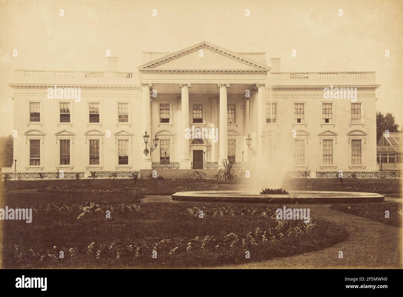 White House. Lewis Emory Walker (American, 1823 - 1880 Stock Photo - Alamy