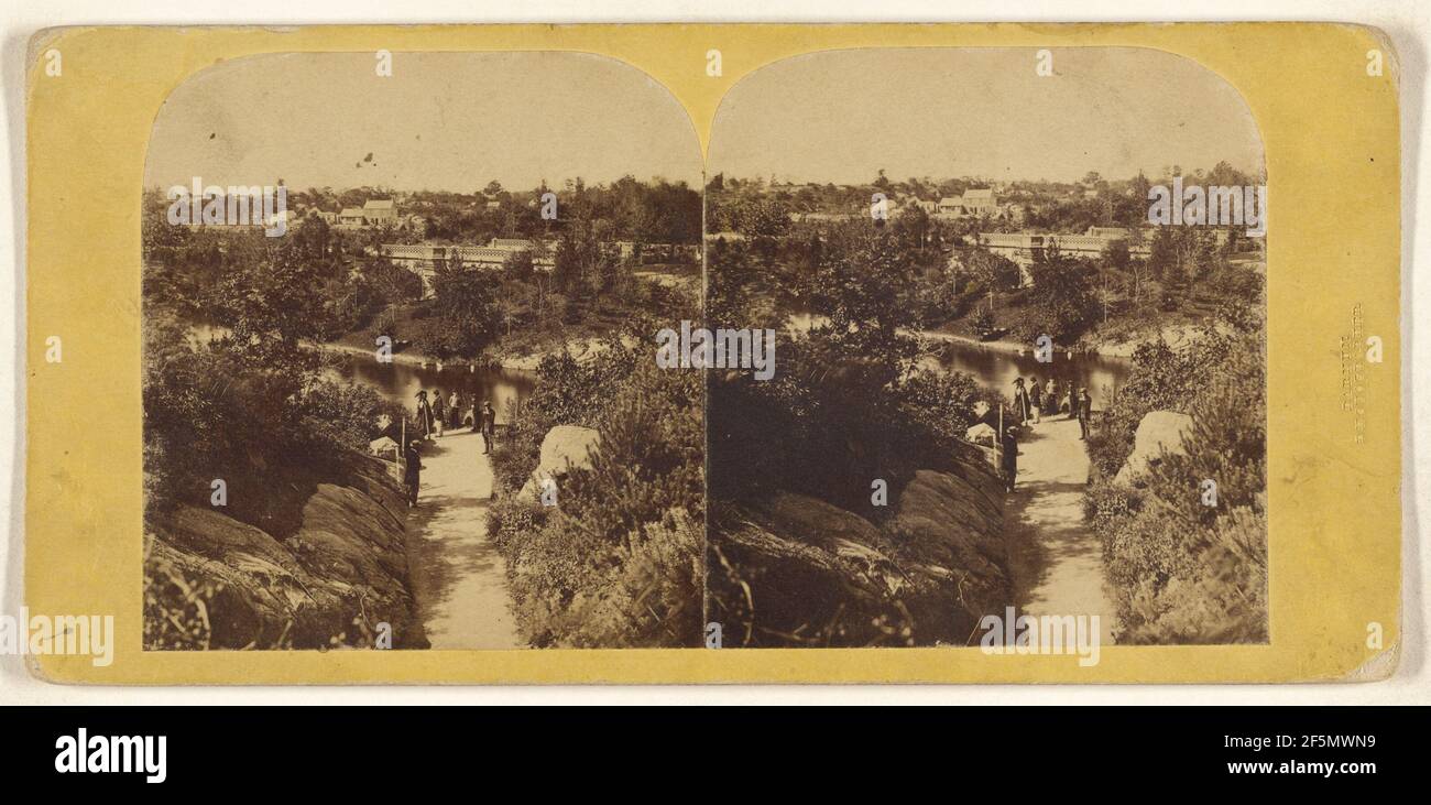 Lake & Balcony Bridge, Central Park, New York City. Deloss Barnum ...