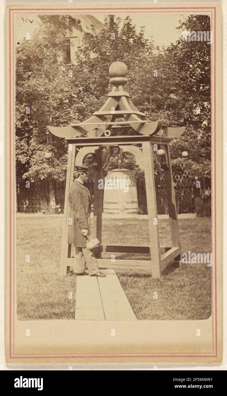 Japanese Bell at Naval Academy. Newport, R.I.. J.A. Williams (American ...