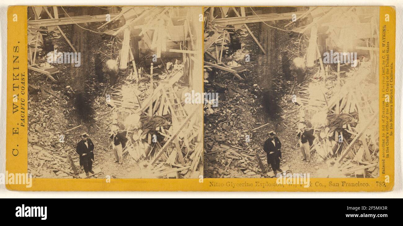 Nitro-Glycerine Explosion, W., F. & Co., San Francisco (#789). Carleton ...