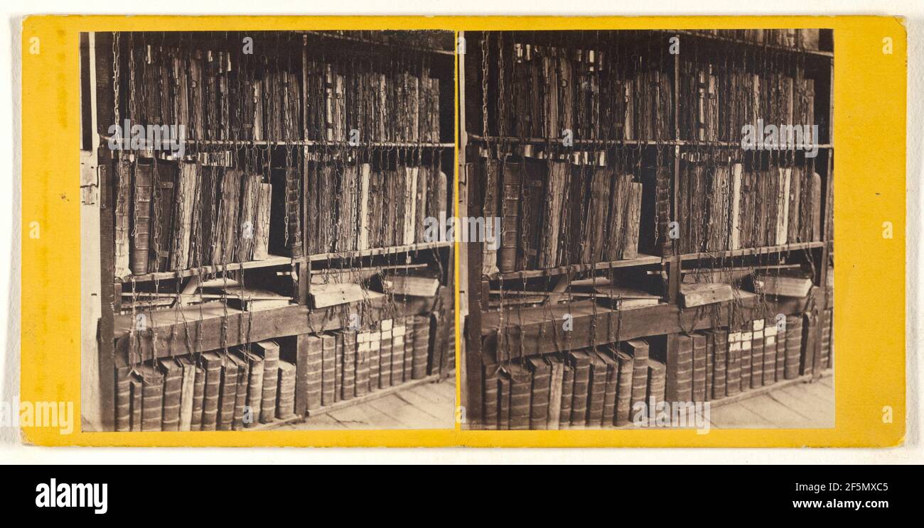 Hereford Cathedral - Chained Books in Library.. W. Harding Warner ...