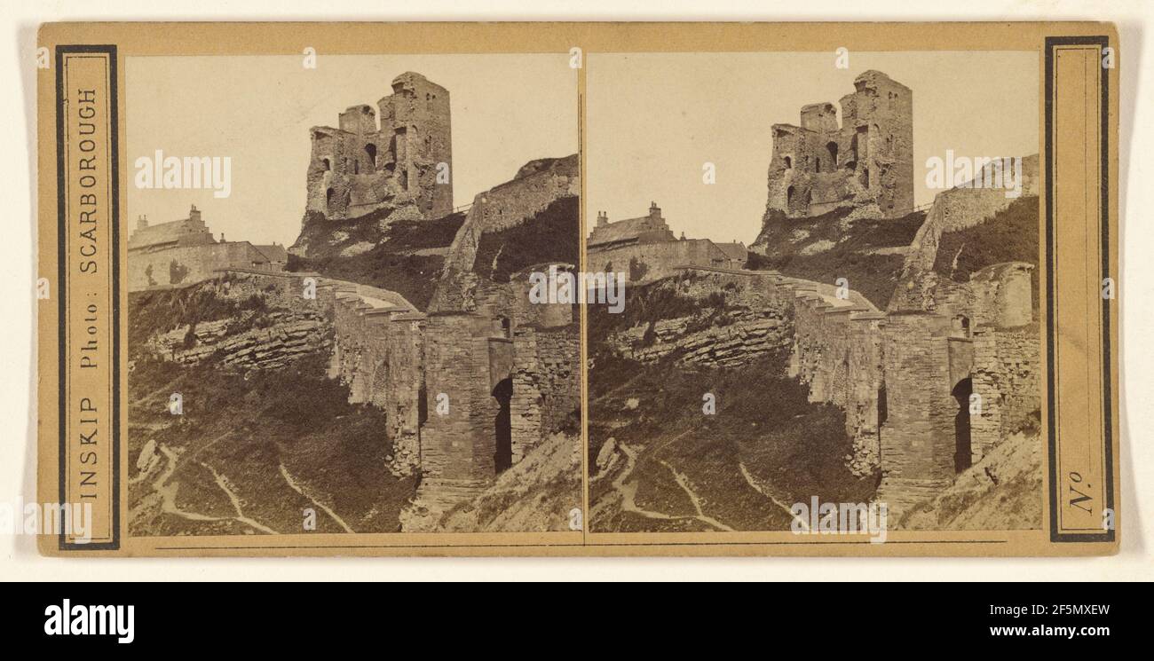 Ancient Roman Watchtower and Castle, Scarborough, England. John Inskip ...